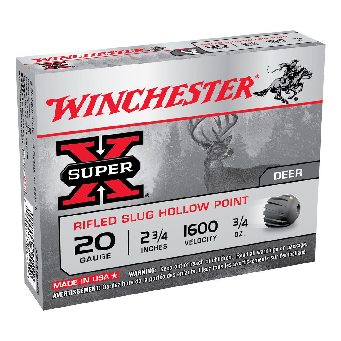 Winchester Super-X Rifled Slug Shotshells | Cabela's